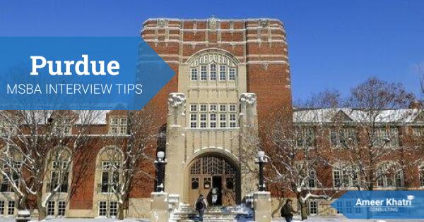 Purdue MSBA - Frequently Asked Interview Questions & Tips