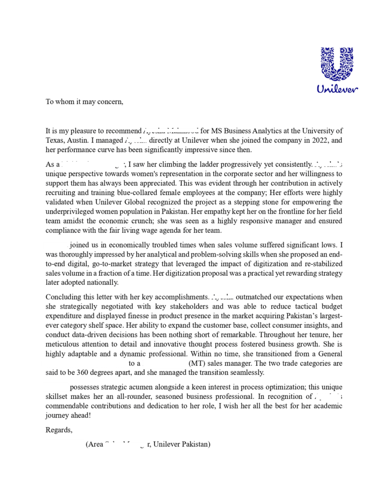 NUS Sample Essays and Recommendation Letters